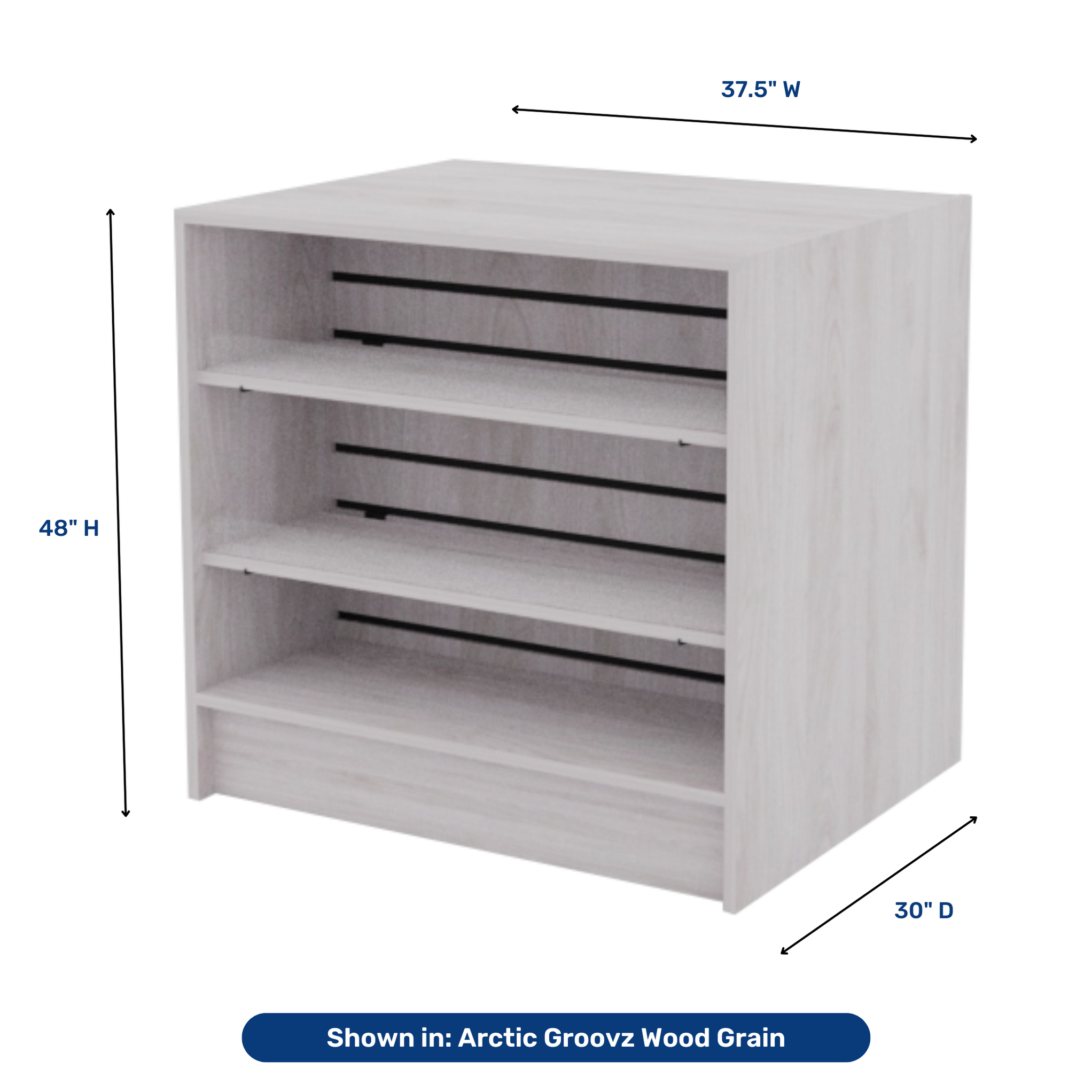 Tabletop Gondola Display w/ Slatwall | 36" H x 37.5" W x 30" D ...